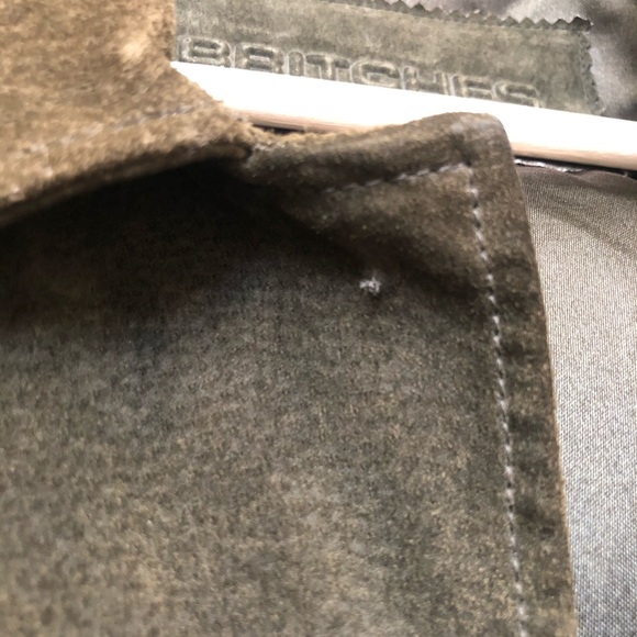 Britches | Jackets & Coats | Genuine Army Green Leather Jacket | Poshmark